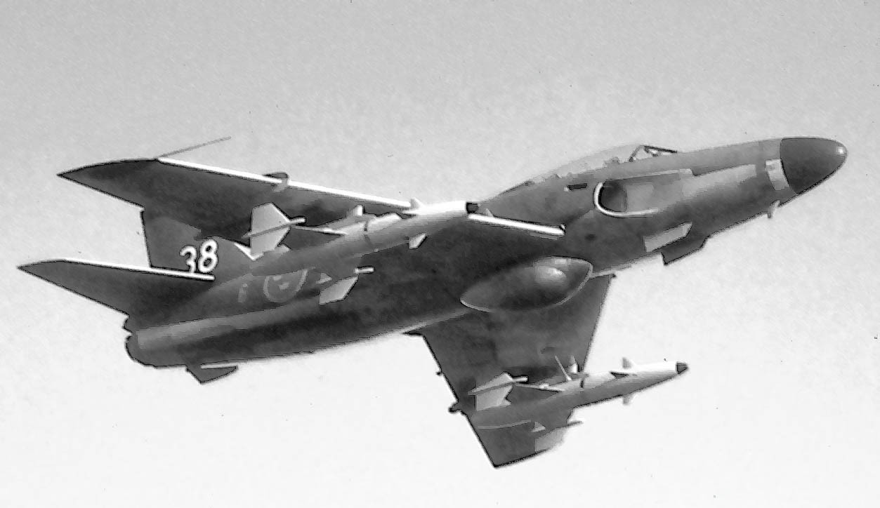 2 × Rb04C/D missile w. SAAB A32 Lansen launchers